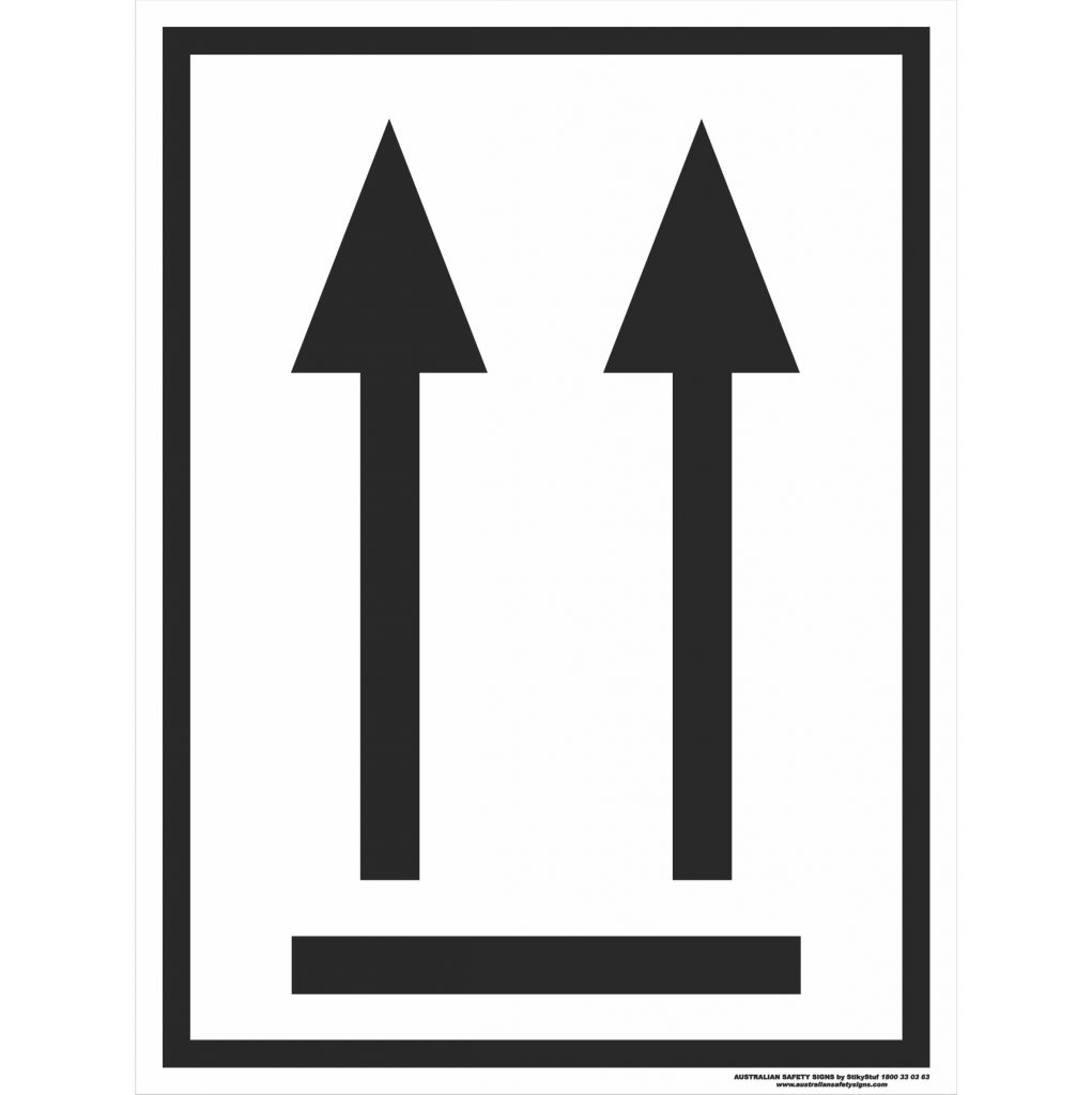 ORIENTATION ARROWS - BLACK | Discount Safety Signs New Zealand