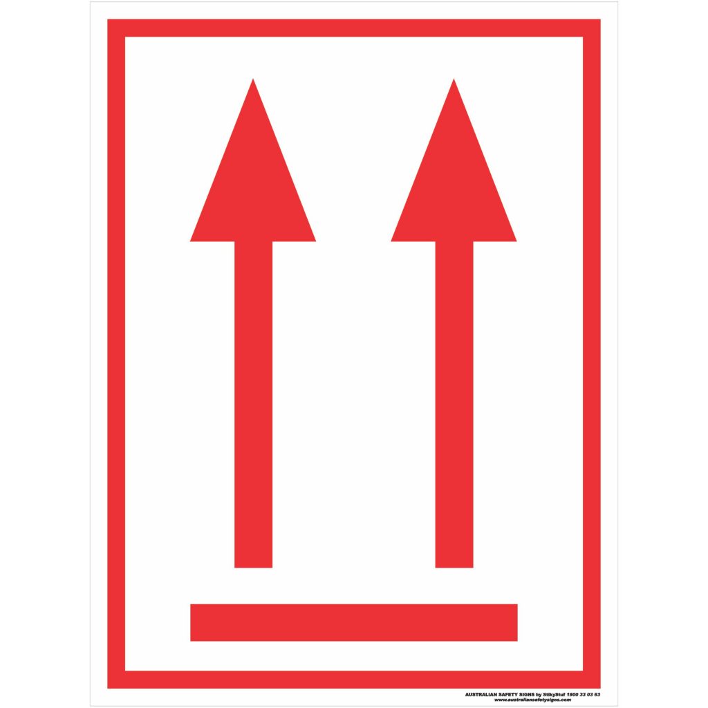 Orientation Arrows - Red - Discount Safety Signs New Zealand