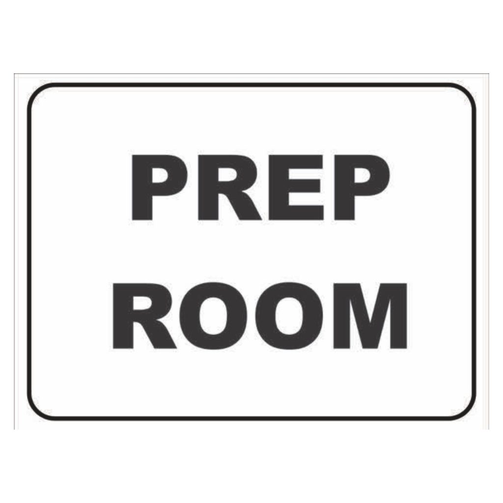 Prep Room - Discount Safety Signs New Zealand