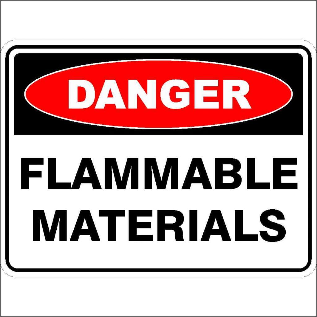 Flammable Materials - Discount Safety Signs New Zealand