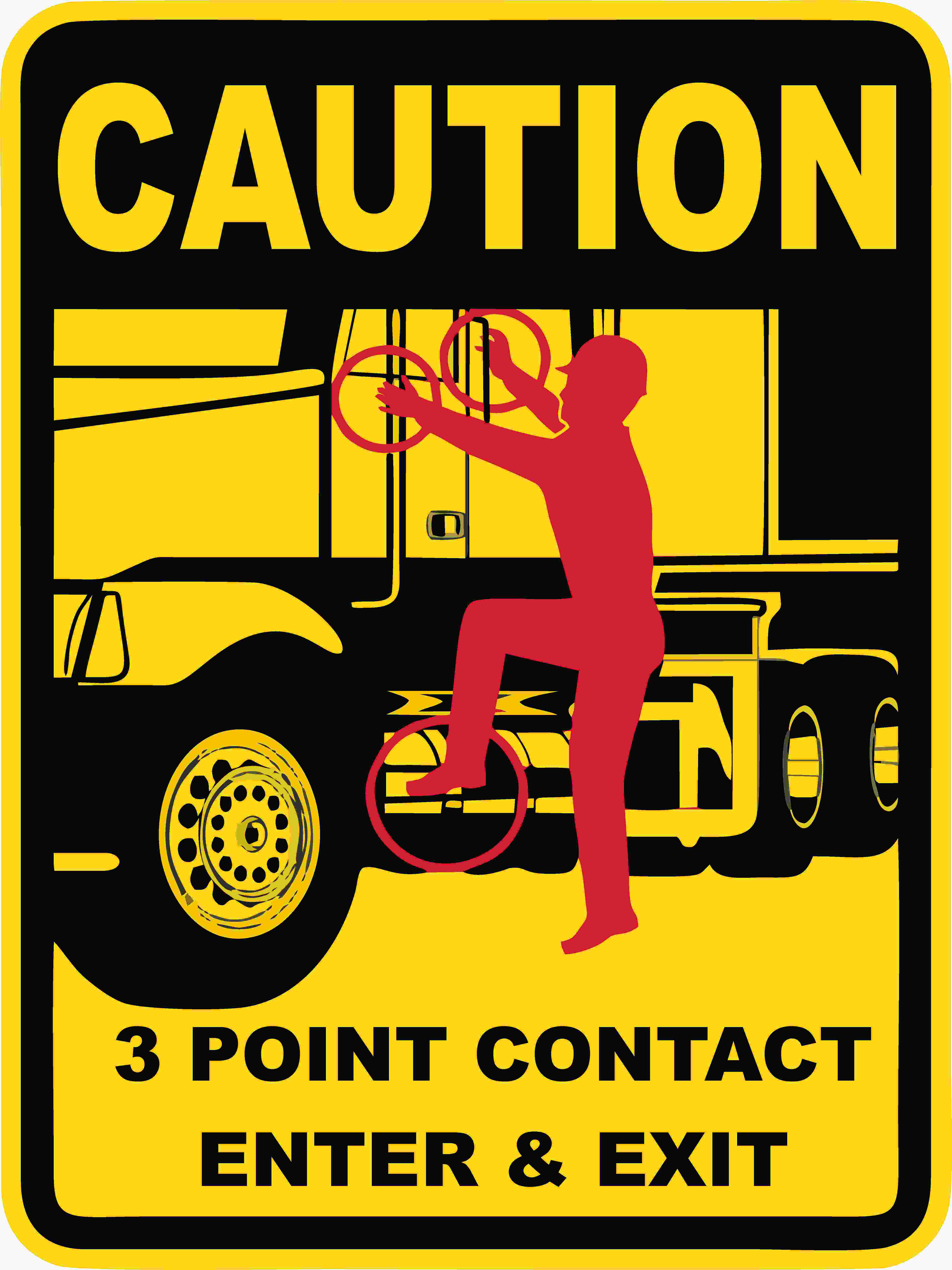 3 POINT CONTACT ENTER & EXIT | Discount Safety Signs New Zealand 3 POINT CONTACT ENTER & EXIT | Discount Safety Signs New Zealand