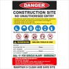 Construction Site Signs - Buy Now Online - Discount Safety Signs