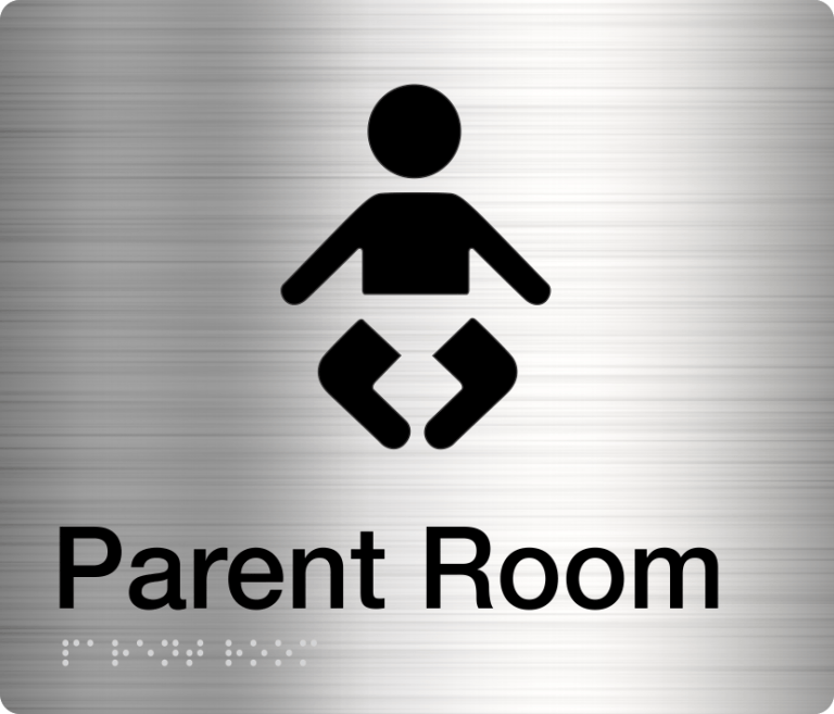 Parent Room Stainless Steel (Braille) - Discount Safety Signs New Zealand