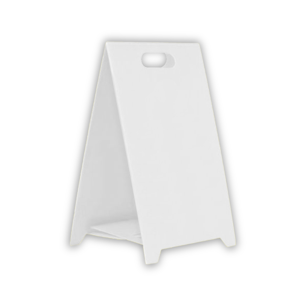 Corflute A-frame Blank White - Discount Safety Signs New Zealand