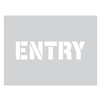 ENTRY STENCIL Archives - Discount Safety Signs New Zealand