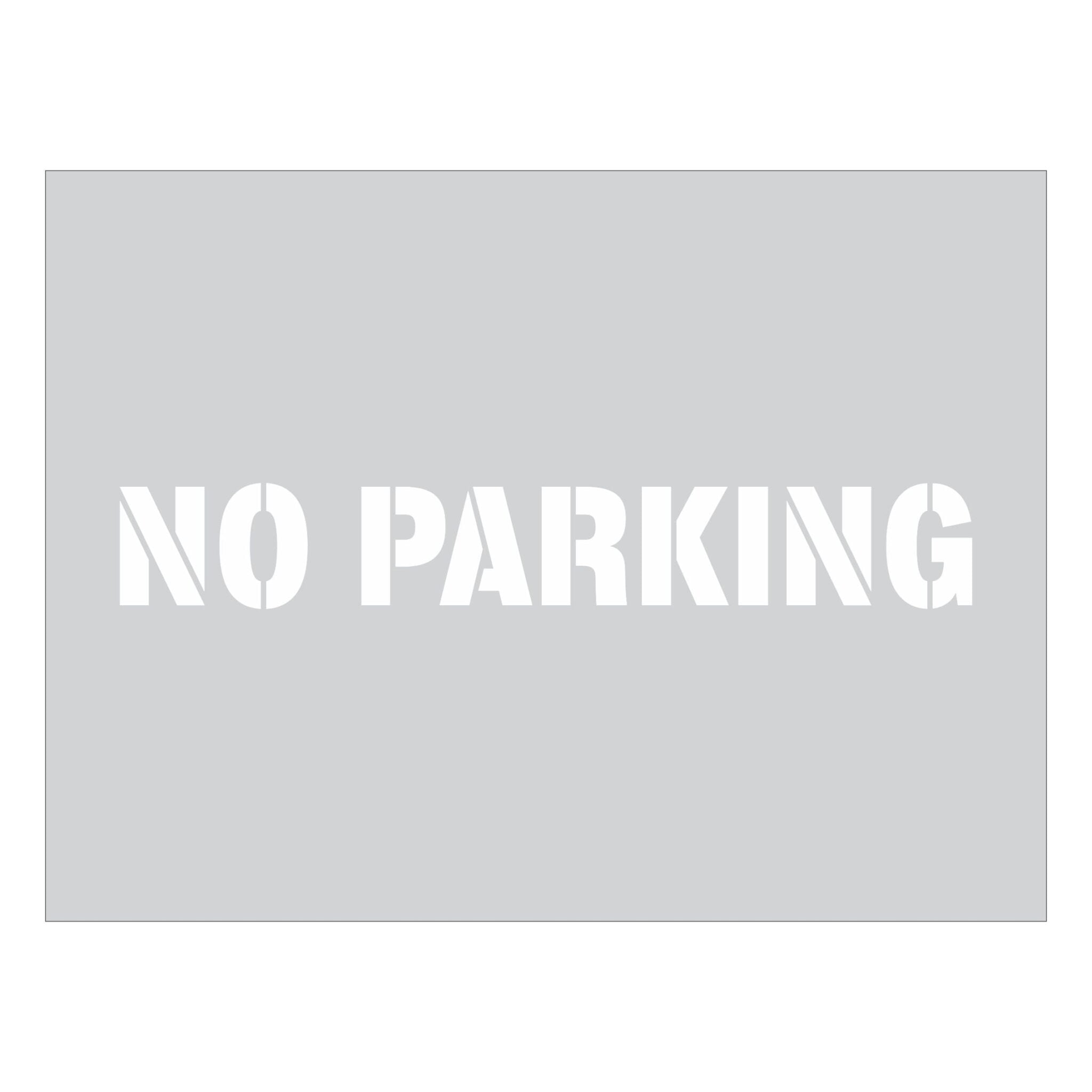 No Parking Stencil - Discount Safety Signs New Zealand