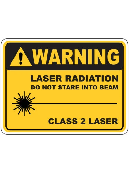 Class 2 Laser - Laser Radiation Do Not Stare Into Beam - Discount ...