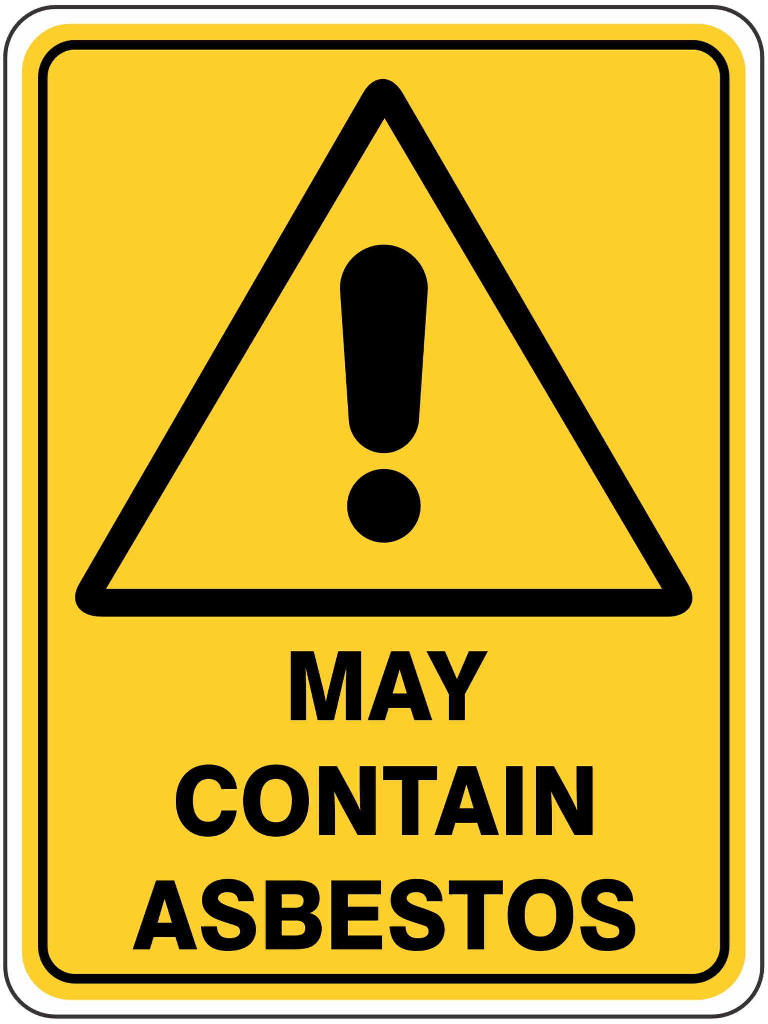 May Contain Asbestos - Discount Safety Signs New Zealand