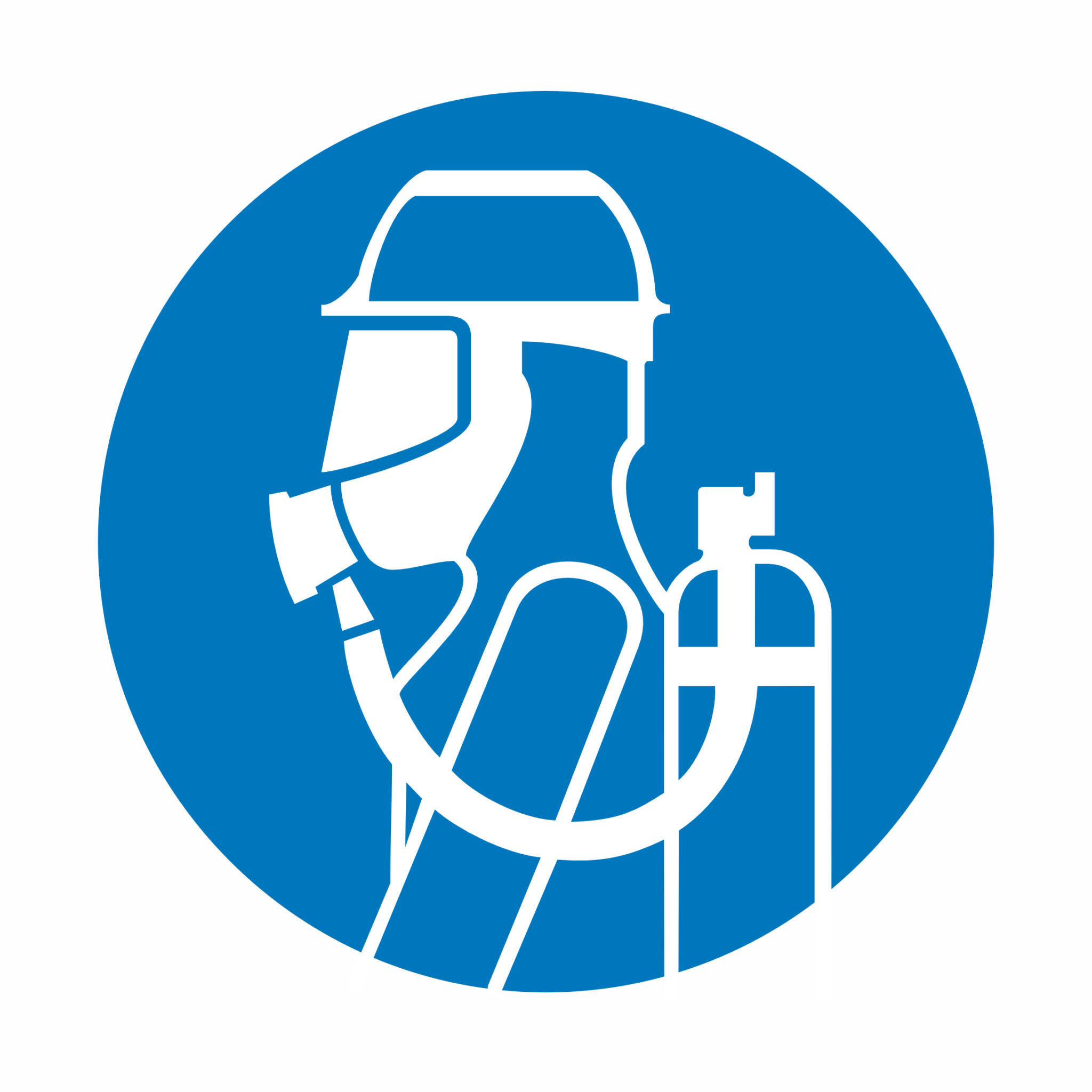 Breathing Apparatus Picto - Discount Safety Signs New Zealand