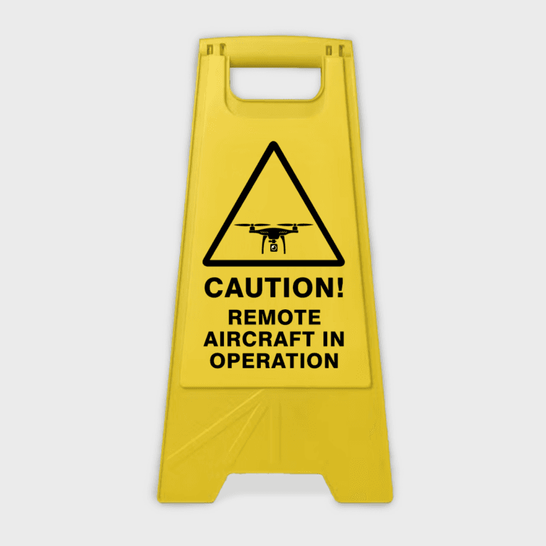 Caution Remote Aircraft In Operation - Discount Safety Signs New Zealand