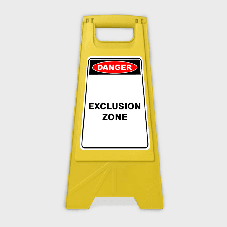Exclusion Zone - Discount Safety Signs New Zealand