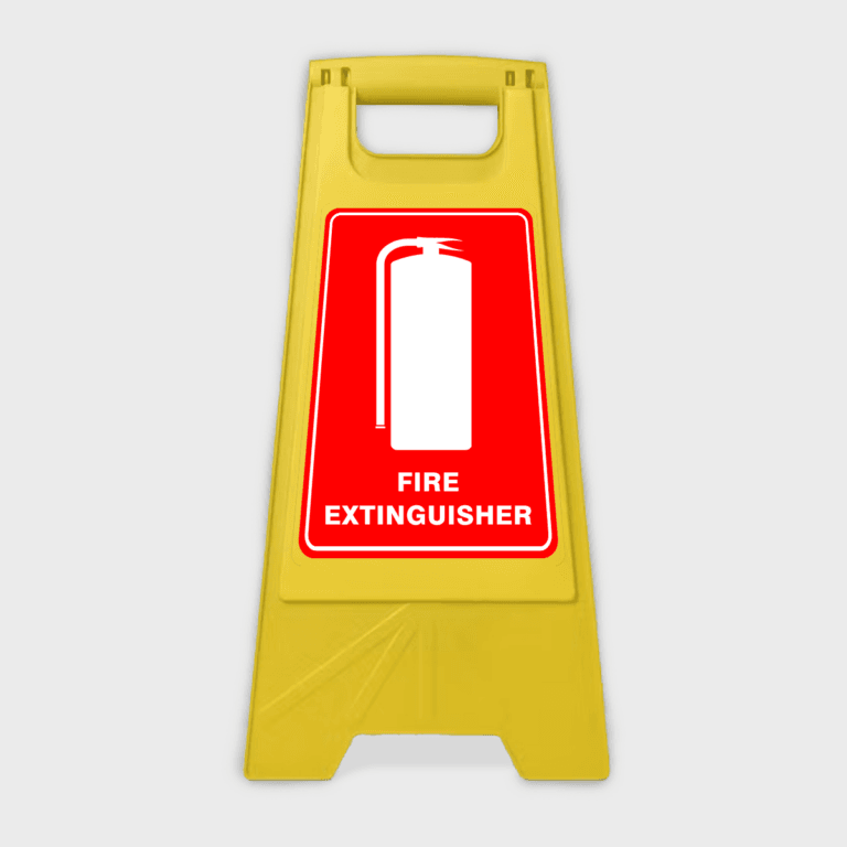 Fire Extinguisher - A-Frame Sign - Discount Safety Signs New Zealand